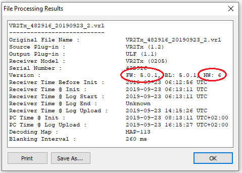 How do I check the hardware ID and/or firmware version on my VR2W ...